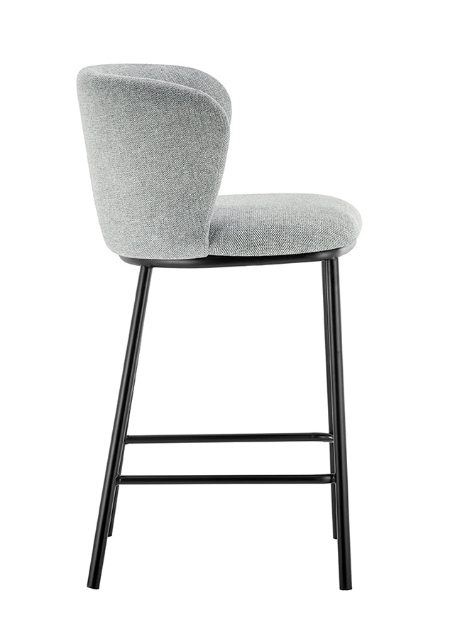 Chaise bar de cuisine assise en tissus - Arthur - Souffle d'intérieur ...