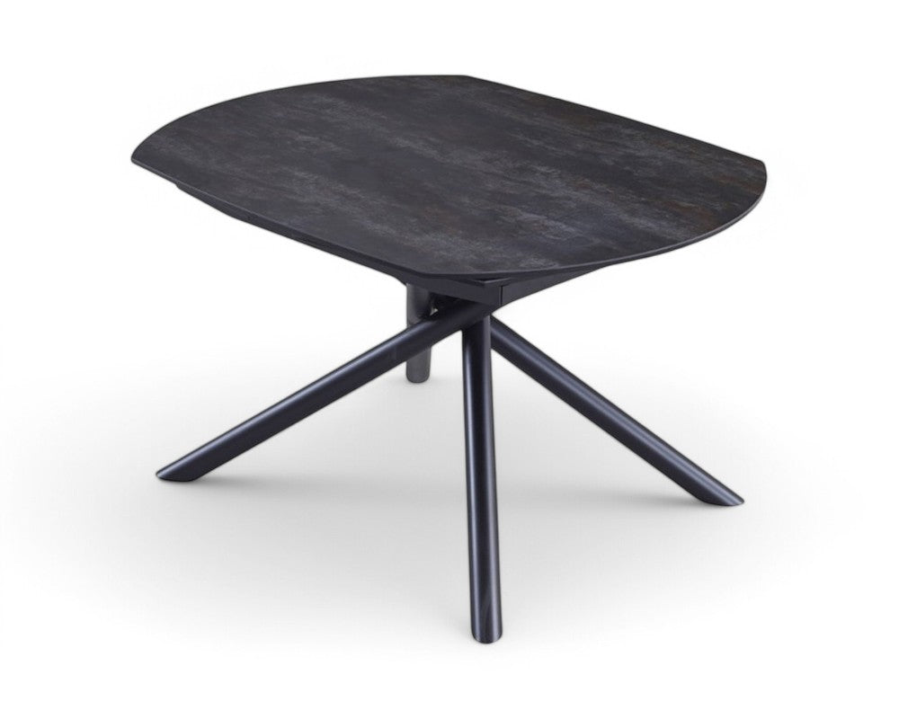 Discover the extendable ceramic table with black legs | Tendance ...